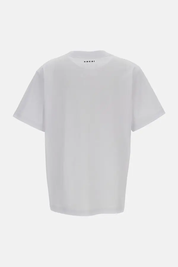 Sacai Short-sleeve T-shirt With A Print