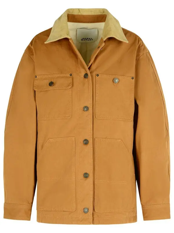Isabel Marant Étoile Ninon' Cotton Cognac Jacket