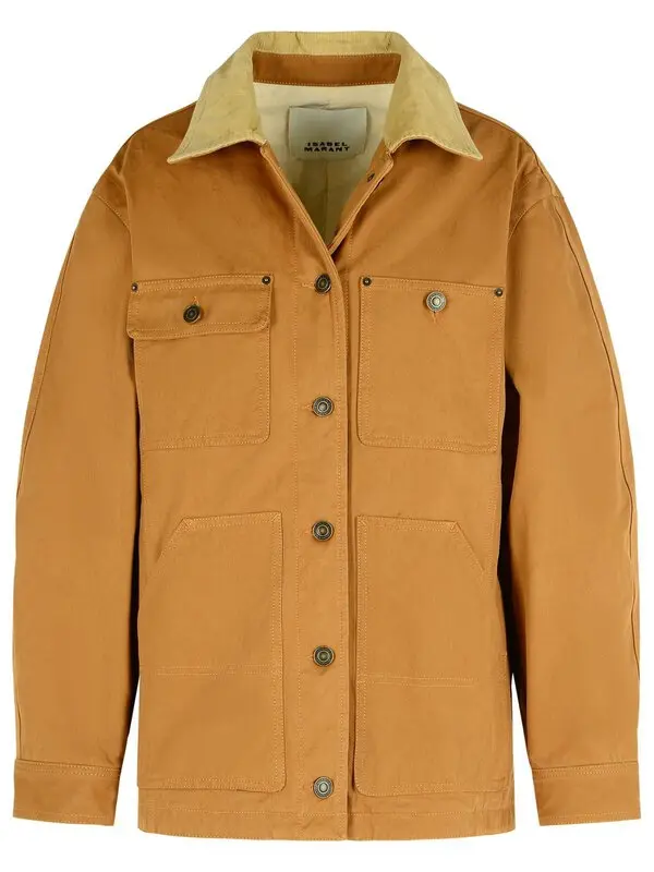 Isabel Marant Étoile Cotton Chore Jacket - Brown