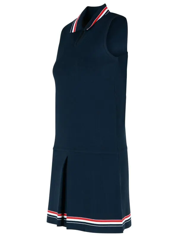 Thom Browne Viscose Blend Tennis Dress - Blue