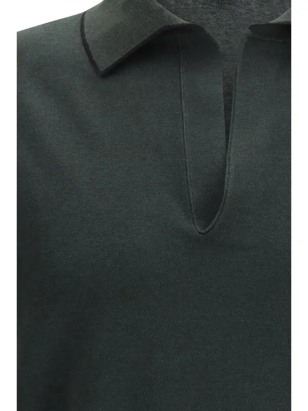 TOM FORD Cotton And Silk Blend Polo Shirt