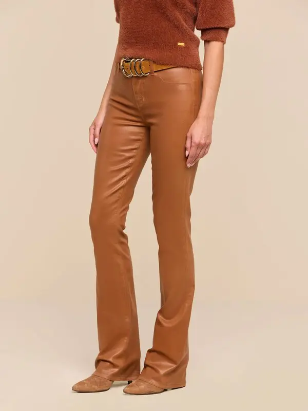 L'Agence Selma Coated Bootcut Jean
