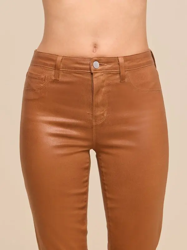 L'Agence Selma Coated Bootcut Jean