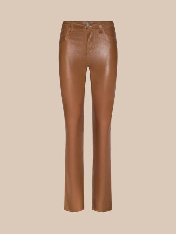 L'Agence Selma Coated Bootcut Jean