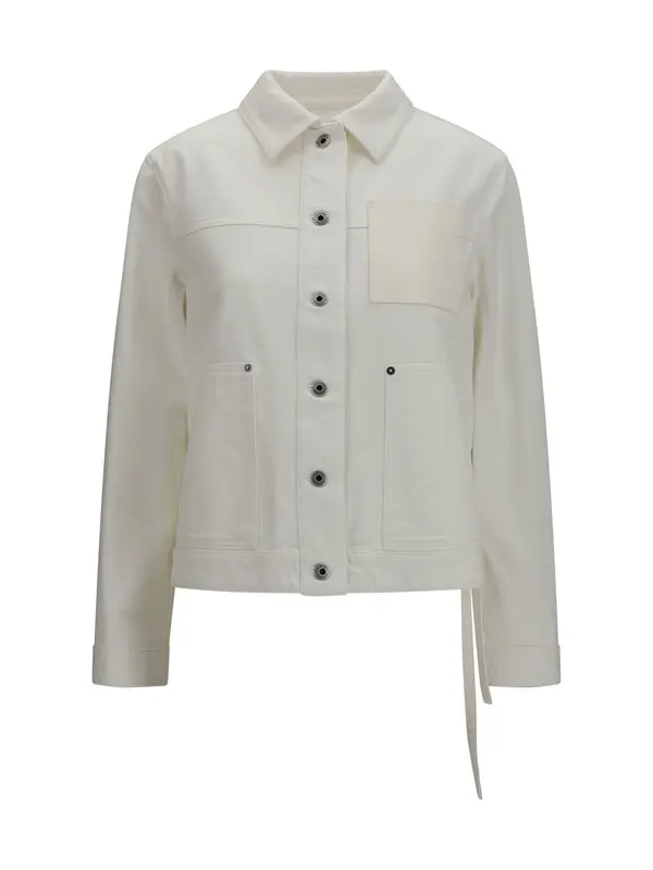 Loewe X Paula's Ibiza Workwear Denim Jacket - White
