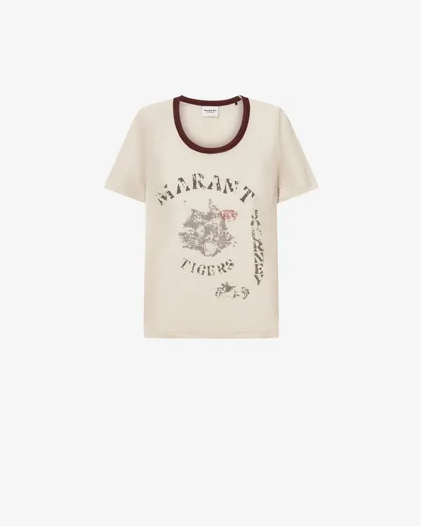 ETOILE Kiliann Linen T-shirt - Light Beige