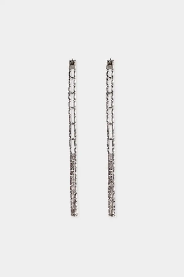 Dsquared2 Strass Drop Earrings