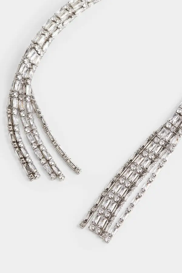Dsquared2 Strass Drop Earrings
