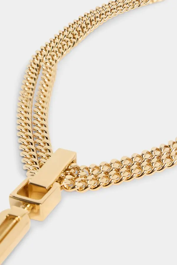 Dsquared2 Metal Bar Necklace