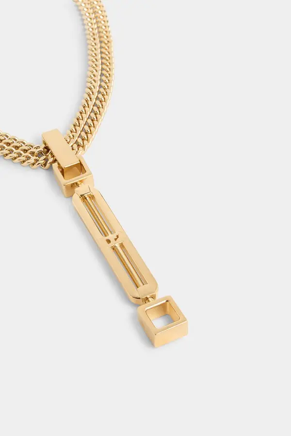 Dsquared2 Metal Bar Necklace