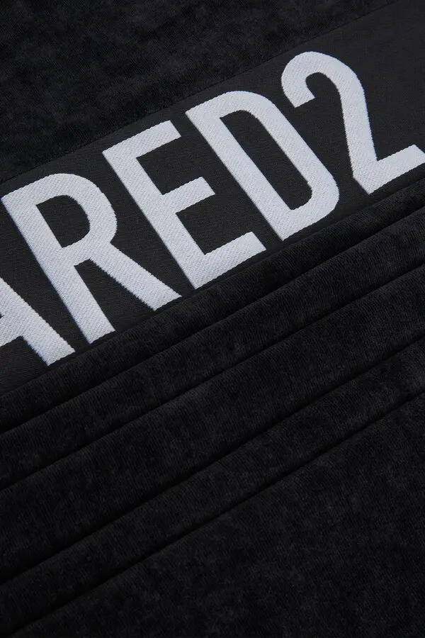 Dsquared2 Logo Out Of Water Towel - Black