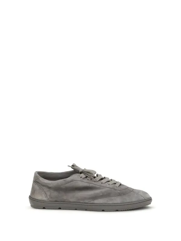 Brunello Cucinelli Suede Sneakers - Gray