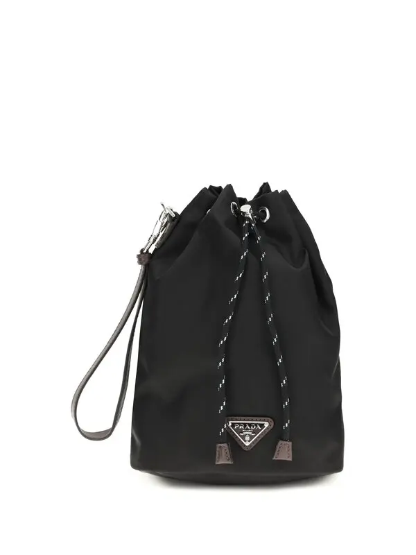 Prada Speedrock Re-nylon Bucket Bag - Black