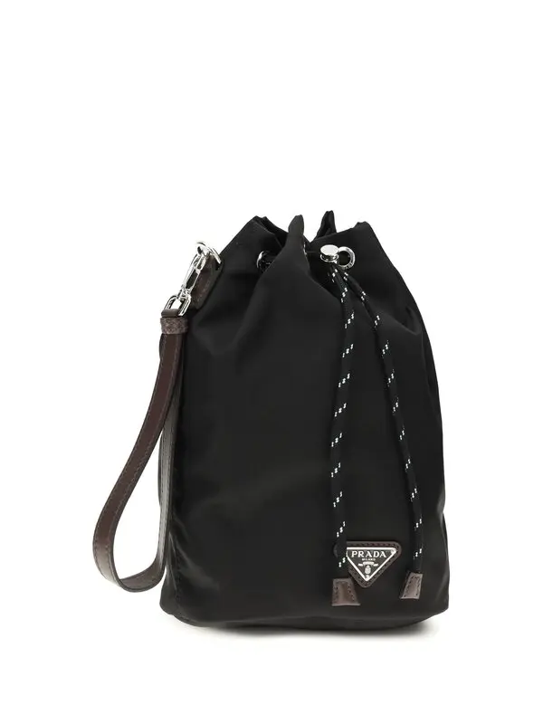 Prada Speedrock Re-nylon Bucket Bag - Black