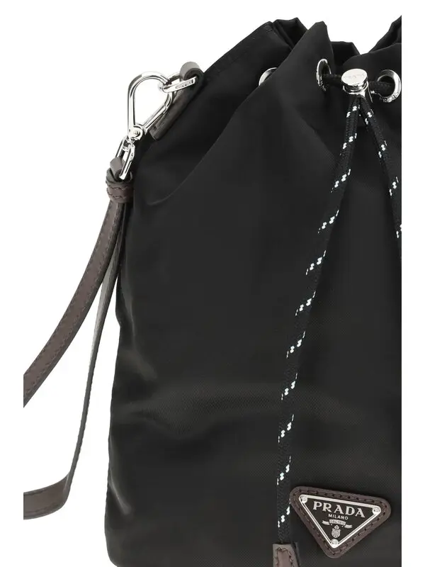 Prada Speedrock Re-nylon Bucket Bag - Black