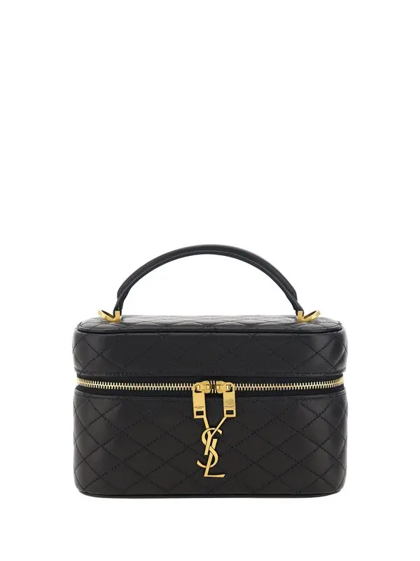 Saint Laurent Vanity Gaby Leather Handbag