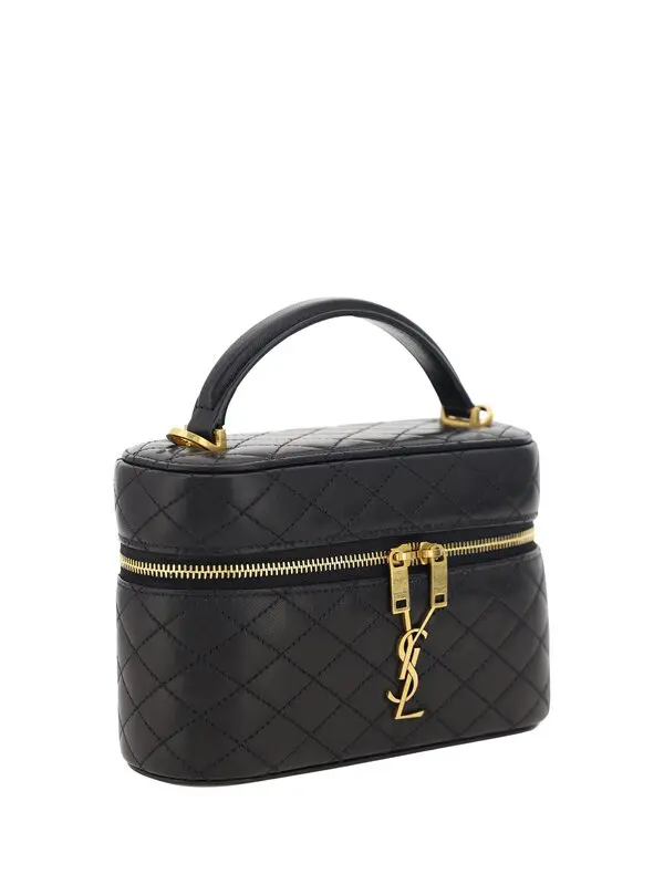 Saint Laurent Vanity Gaby Leather Handbag