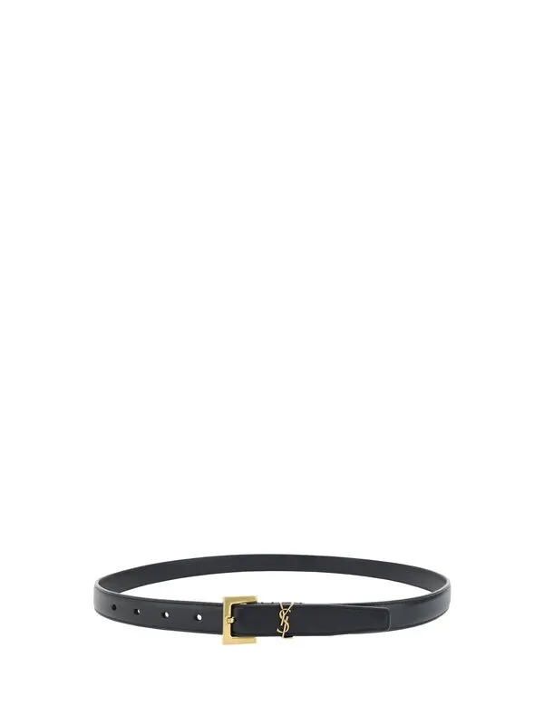 Saint Laurent Cassandre Slim Belt