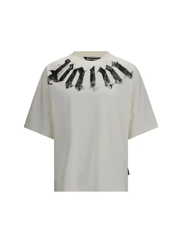 Palm Angels Big Neck Logo T-shirt