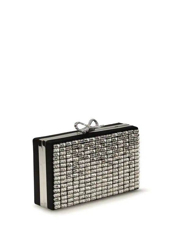 SELF-PORTRAIT Crystal Chainmail Clutch
