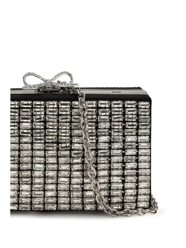 SELF-PORTRAIT Crystal Chainmail Clutch