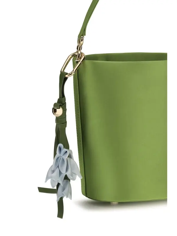 SELF-PORTRAIT Satin Bucket Bag