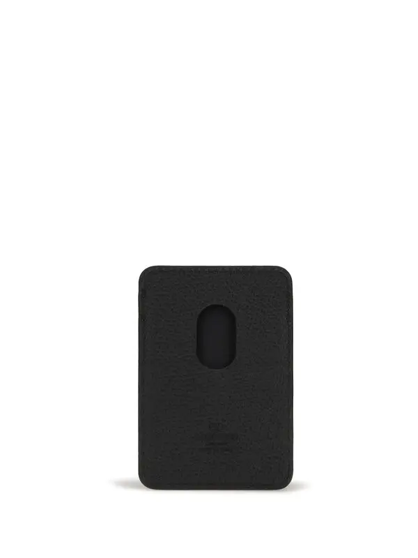 Valentino Garavani Vlogo Signature Magnetic Card Holder - Black
