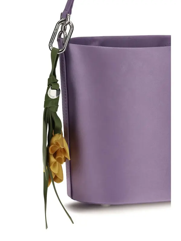 SELF-PORTRAIT Satin Bucket Bag