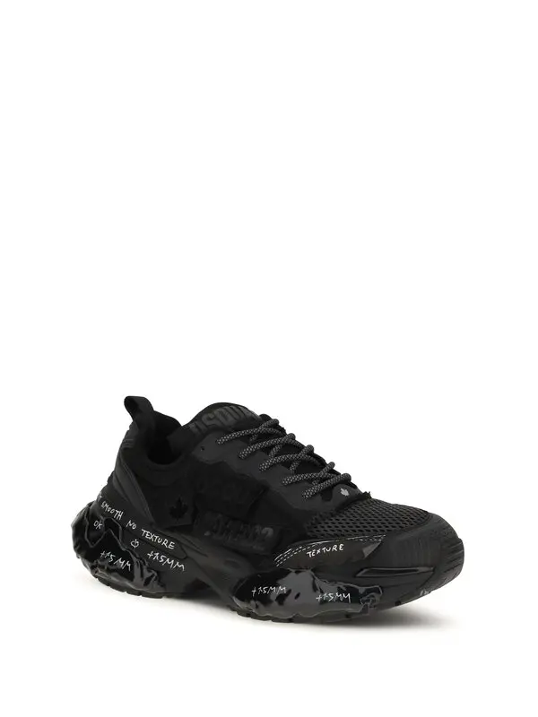 Dsquared2 Faster Sneakers With Mesh Inserts