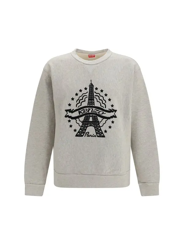 Kenzo Eiffel Tower Design Cotton Sweatshirt