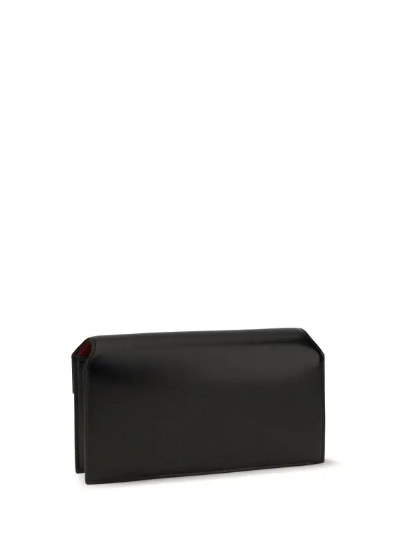 Givenchy Antigona Box Leather Pouch With Chain