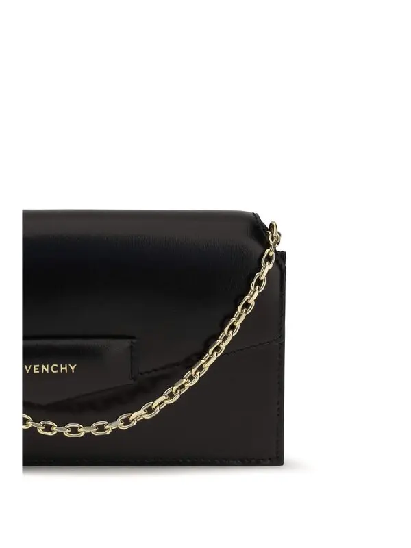 Givenchy Antigona Box Leather Pouch With Chain