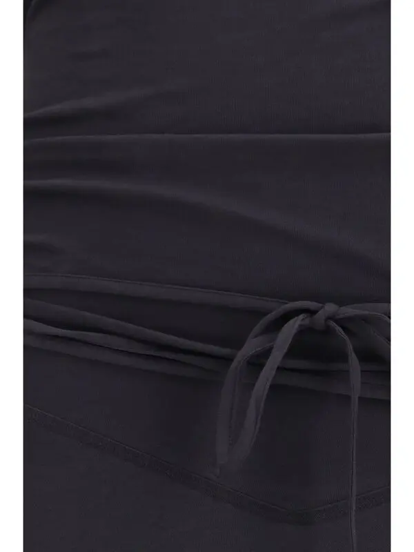 LEMAIRE Draped Fitted Long Dress
