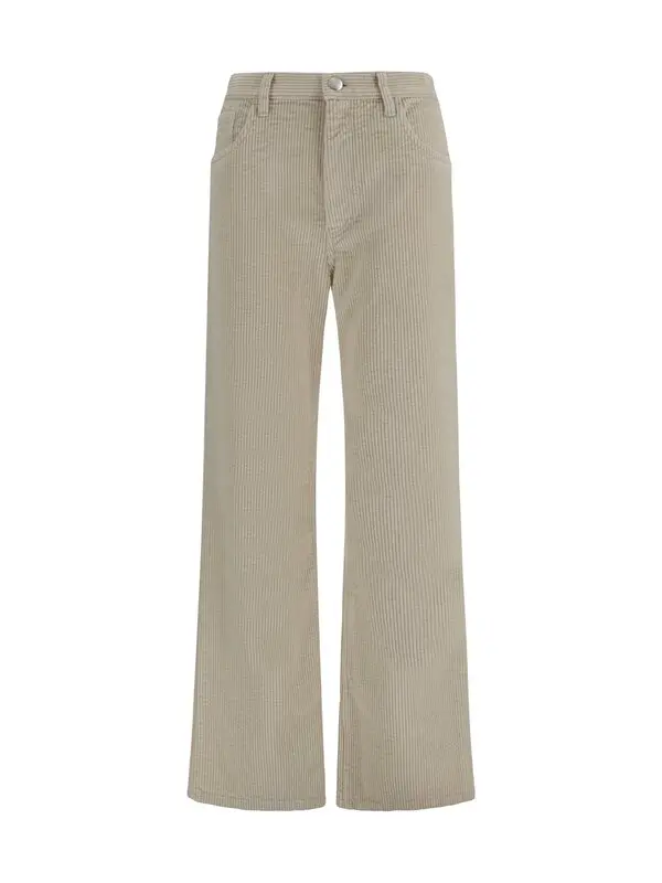Marni Corduroy Flare Pants - Cream