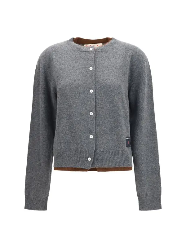 Marni Layered Effect Cashmere Cardigan