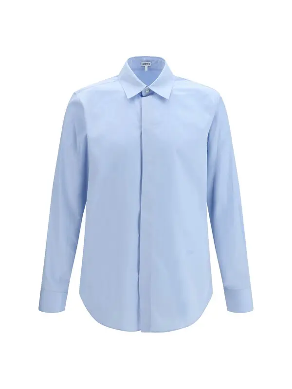 Loewe Lightweight Cotton Poplin Shirt - Blue