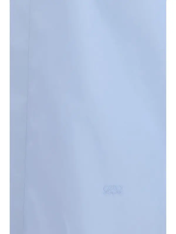 Loewe Lightweight Cotton Poplin Shirt - Blue