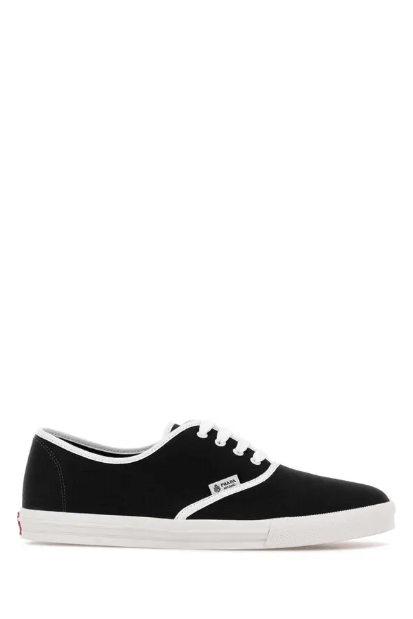 Prada Canvas Sneakers - Black