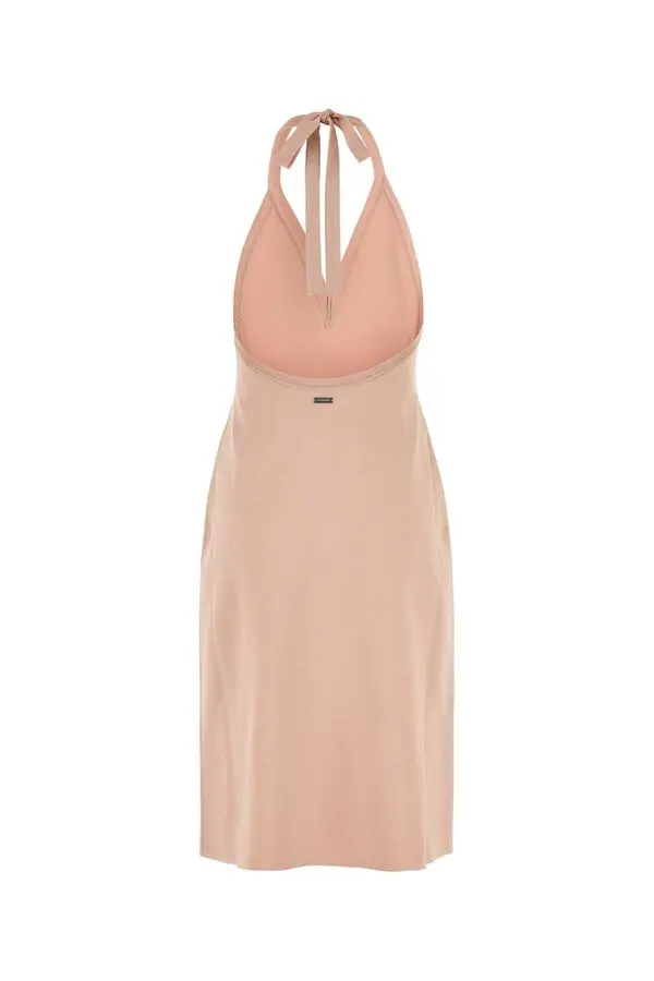 FERRAGAMO Stretch Viscose Blend Dress - Pink