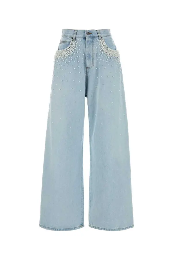 Giuseppe Di Morabito Wide-leg Jeans - Blue