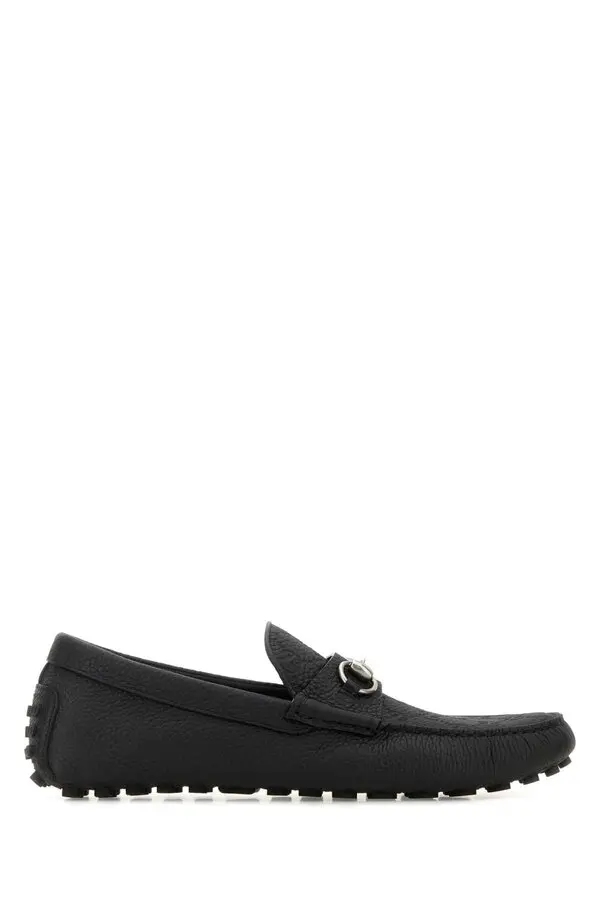 Gucci Leather Driver Loafers