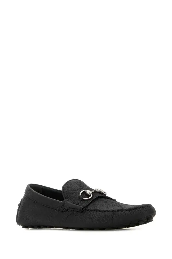 Gucci Leather Driver Loafers