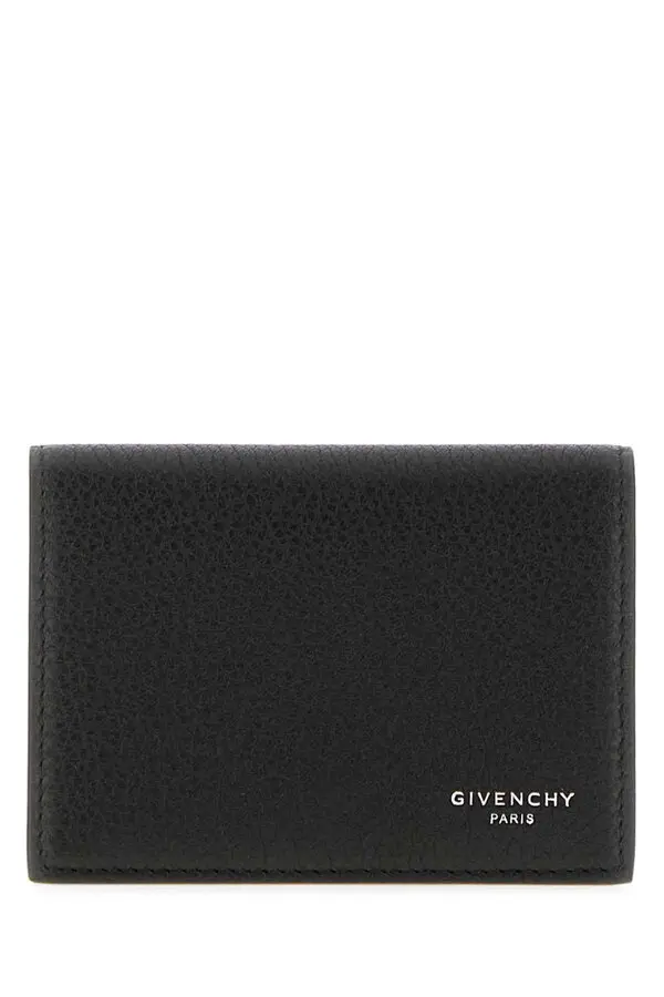 Givenchy Leather Card Holder - Black