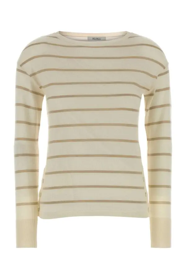 Max Mara Embroidered Cashmere Blend Tabella Sweater - Multicolor