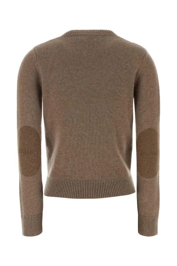 Max Mara S Cappuccino Wool Blend Fresia Sweater - Brown
