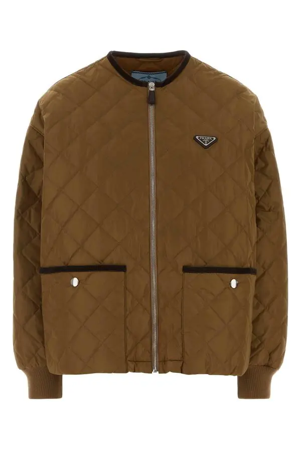 Prada Brown Re-nylon Jacket - Multicolor