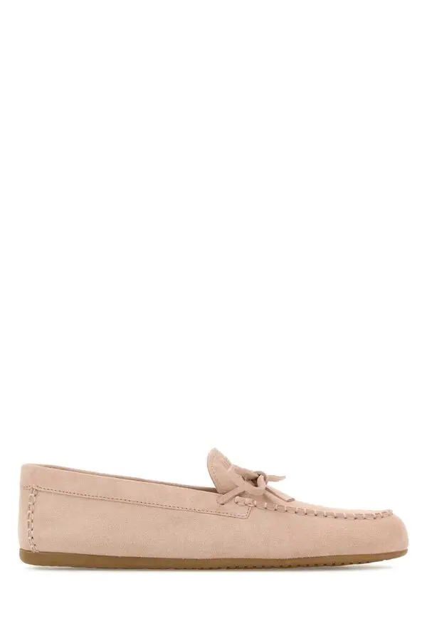 Miu Miu Suede Loafers - Pink
