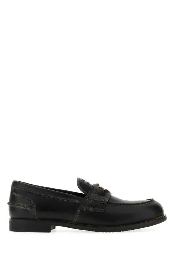 Miu Miu Leather Loafers