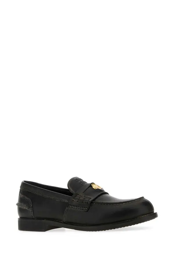 Miu Miu Leather Loafers