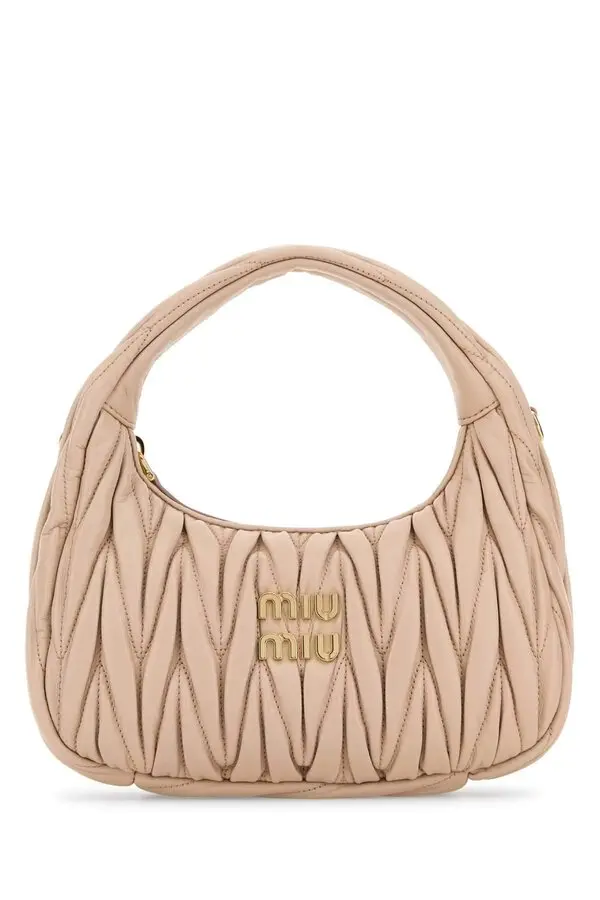 Miu Miu Nappa Leather Wander Handbag - Pink